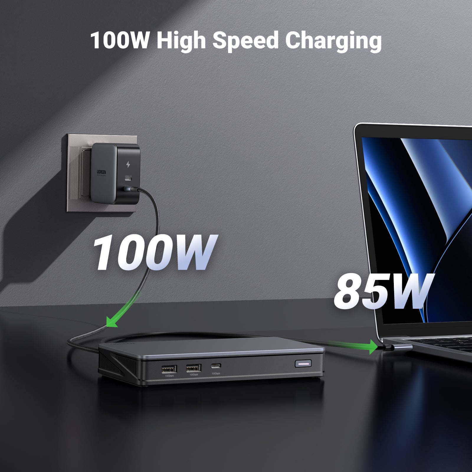 UGREEN 9-in-1 4k HDMI Fast Charge Universal Docking Station | UGREEN CA