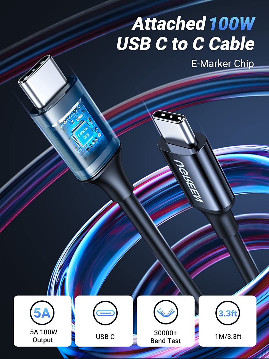 UGREEN 130W USB C Car Charger-3 Ports | UGREEN CA